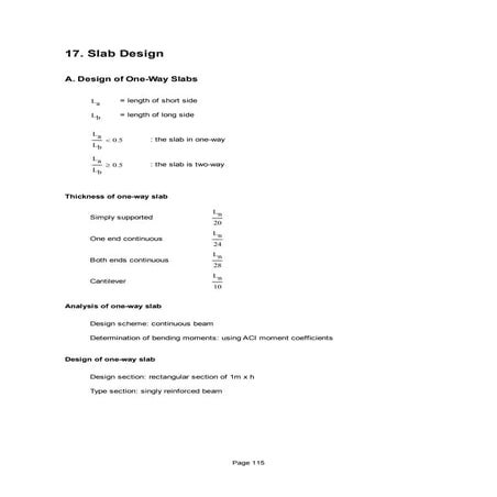 Mathcad 17-slab design | PDF