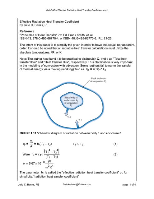 Heat exchanger effecctiveness | PDF | Physics | Science