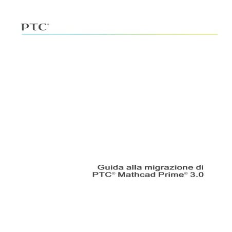 Mathcad prime 3.0 migration guide it | PDF
