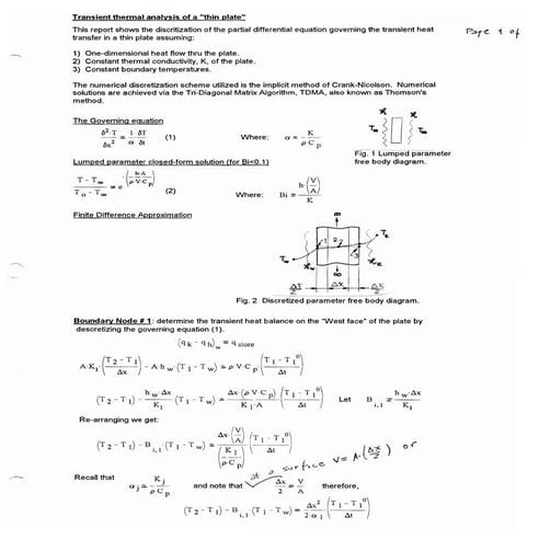 Math cad transient heat transfer | PDF