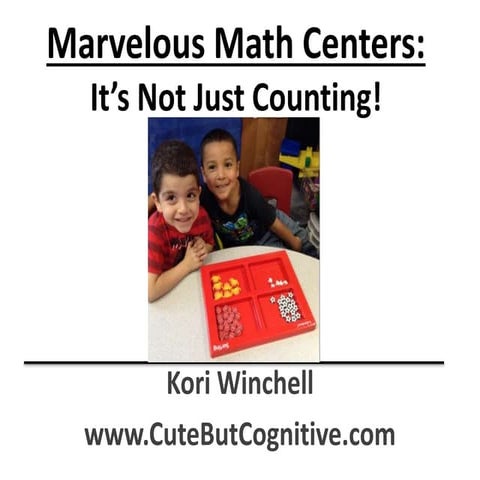 Math centers presentation | PPTX