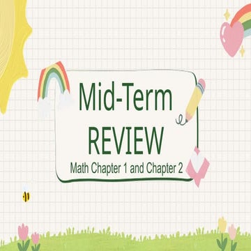Math Ch 1-2 Mid Term review.pptxgjhhggjgggn | PPTX