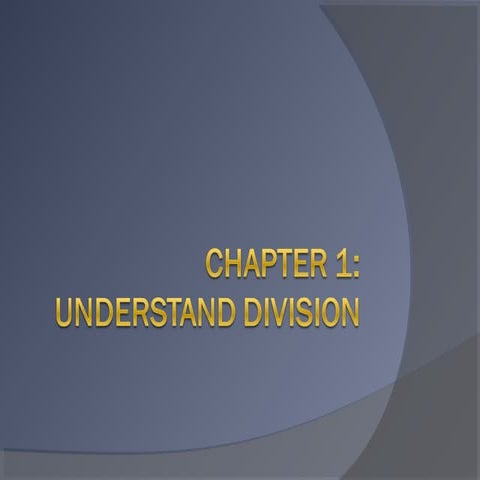 MATHEMATICS GRADE 2 - NUMERACY (DIVISION) | PPTX