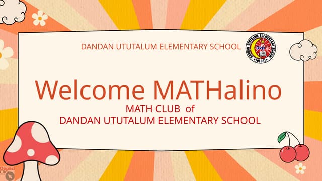 Mathematics club | PPTX | Homework and Study | Education