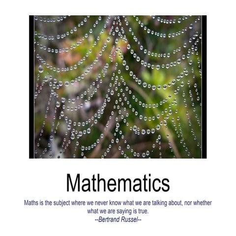 Math day 1 | PPTX | Physics | Science