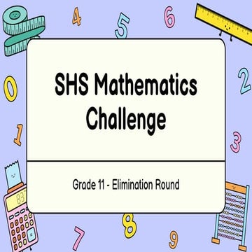 Math Education Presentation Skeleton in a Purple White Black Lined ...