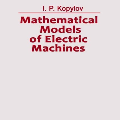 Mathematical models of electric machines | PDF | Physics | Science