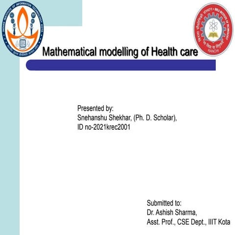 Mathematical modeling of health care system.ppt