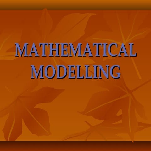 mathematical model