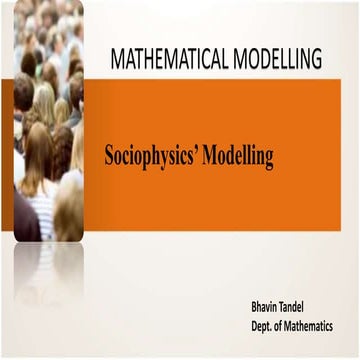 Mathematical modelling | PPTX
