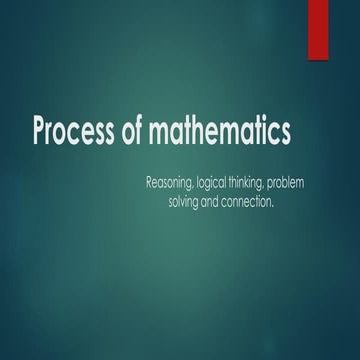 Analytico - synthetic method of teaching mathematics