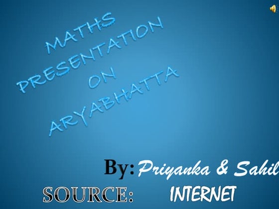 Aryabhatta | PPTX