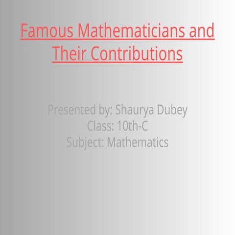 Mathematicians Presentation Pptx 1 1 Pptx