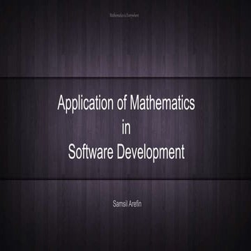 Mathematics | PPTX | Science