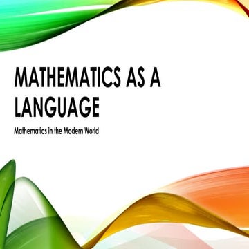 Mathematics-as-a-Language Mathematics-as-a-LanguageMathematics-as-a ...