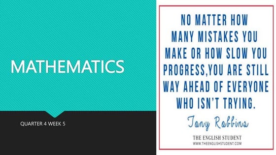 mathematics lesson plan for graded 4 pupils | PDF