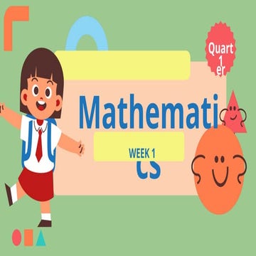 MATHEMATICS-WEEK 1 grade 222222222222222 | PPTX