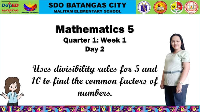 Presentation1.pptx Divisibility Rules Grade 5 | PPTX