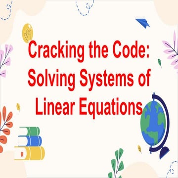 MATHEMATICS8 Q3 13. solve algebraically a system of linear equations in two variables.pptx