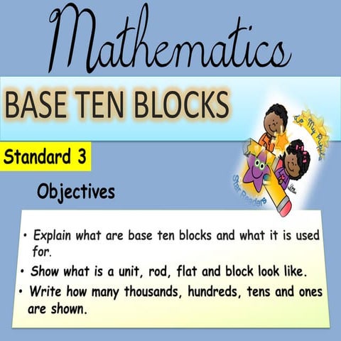 Mathematics Lesson for Standard 3 | PDF