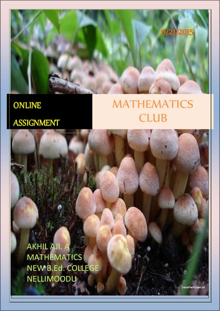 Mathematics club objectives, need and importance of mathematics club ...