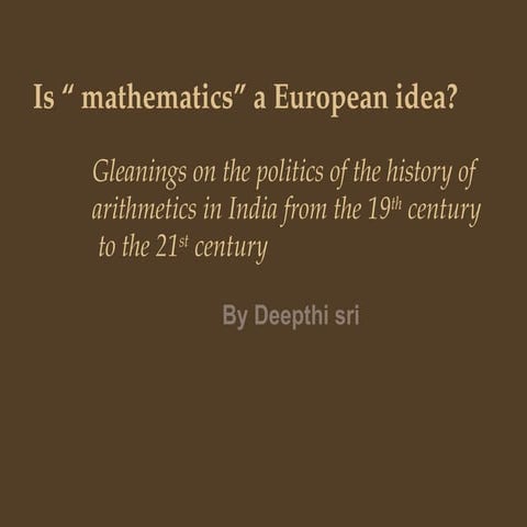 IKS_mathematics__ Indian mathematician’s | PDF