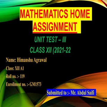 Mathematics home assignment.pptx