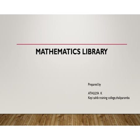 mathematics-library