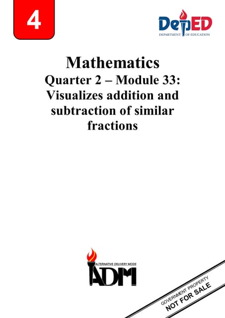 COT LESSON PLAN ADDING AND SUBTRACTING SIMILAR FRACTIONS - EXPLICIT | PDF