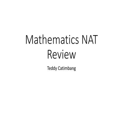 Mathematics NAT Review.pptx