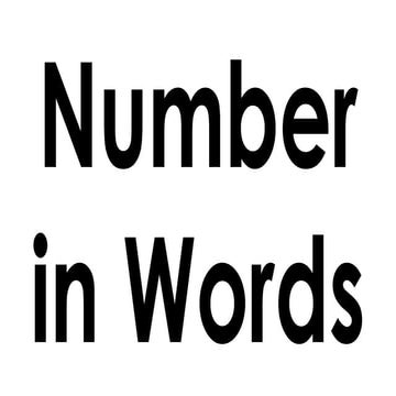 Mathematics Reading Number in Words.pptx