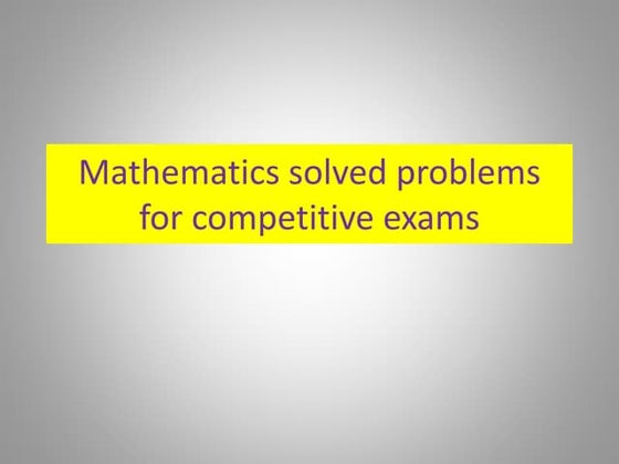 Problem on sphere | PPT