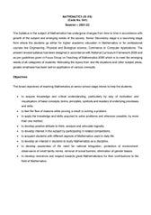 JEE Main 2014 Syllabus for Maths | PDF