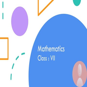 Mathematics VII Integer and questions 1.pptx
