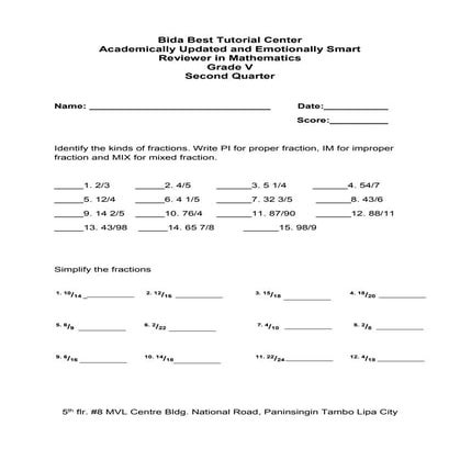 Mathematics V Reviewer 2.docx | Homework and Study | Education