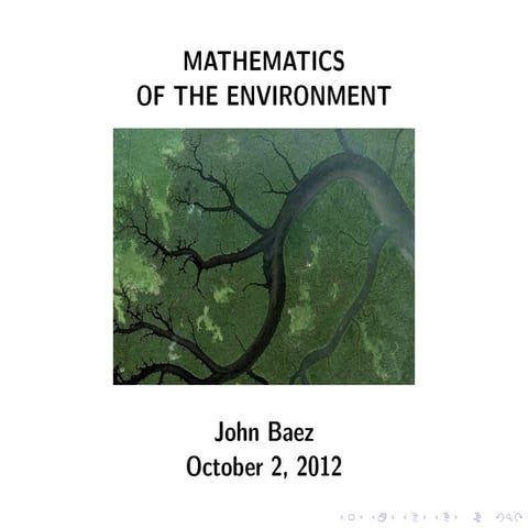 math_environment_1 Ecology project class 12 | PDF