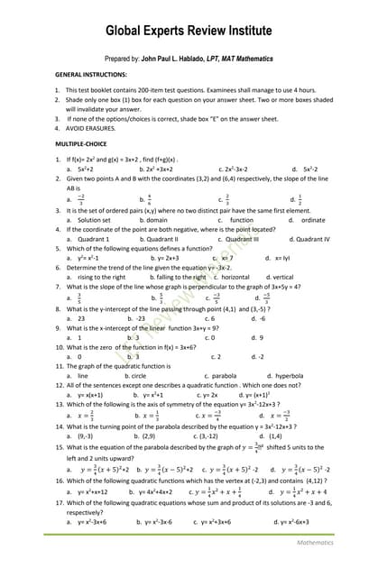 Multiple Choice Questions - Numerical Methods | PDF