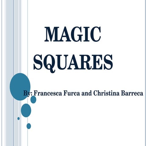 Magic Squares | PPT