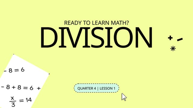 MATHEMATICS GRADE 2 - NUMERACY (DIVISION) | PPTX