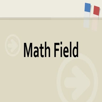 Math field | PPTX