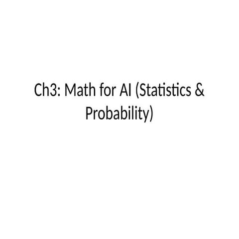 math_for_AI_scientificstd.pptx (maths for Ai) | PPTX