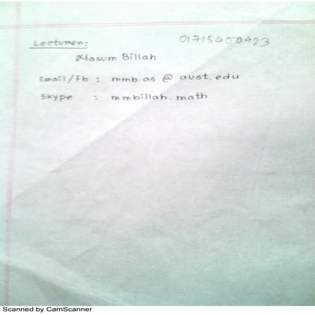 Math for 1.1 (M.B.B.S) :D | PDF