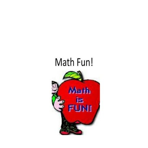 Math fun! | PPTX