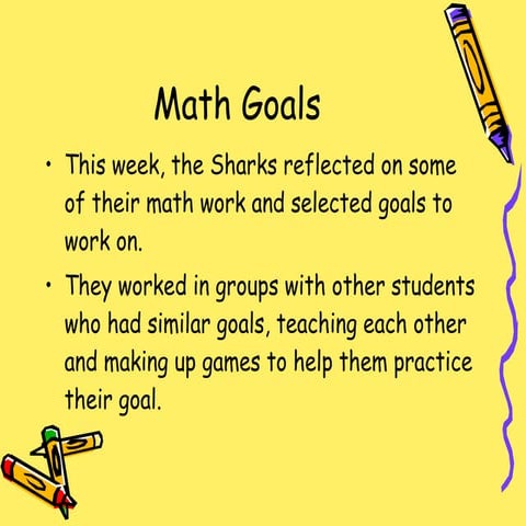 Math goals 2011 | PPT