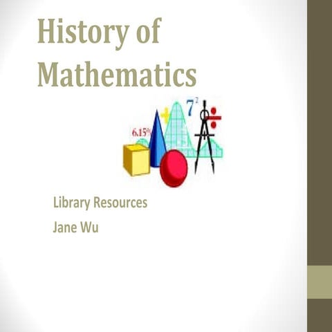 Math history r | PPT