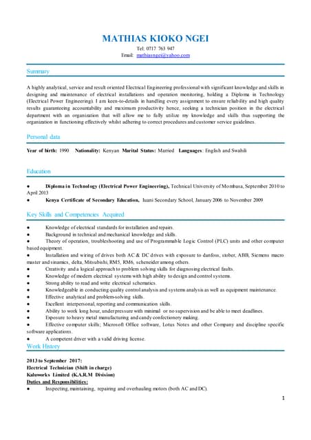 Curriculum Vitae for Sifiso M. Zulu | PDF