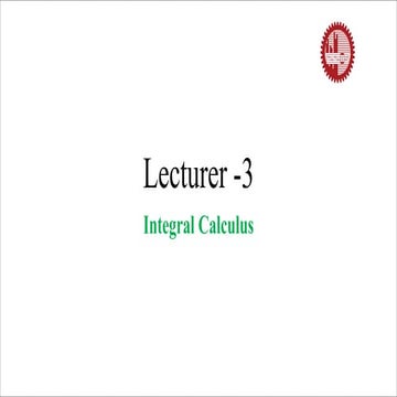 Math Integral Calculus Lecture Buet Civil | PDF