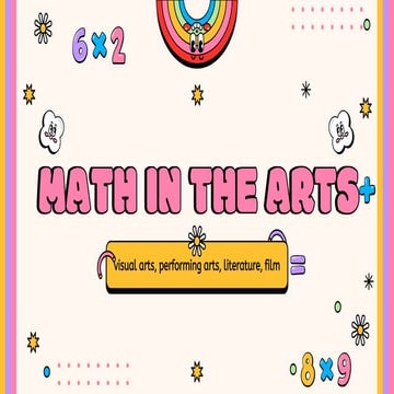 MATH IN THE ARTS | PPTX