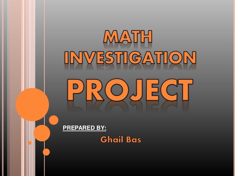 Math Investigation Project