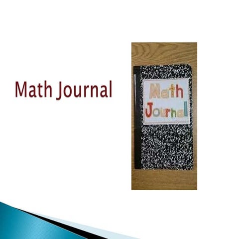 Math journal | PPT